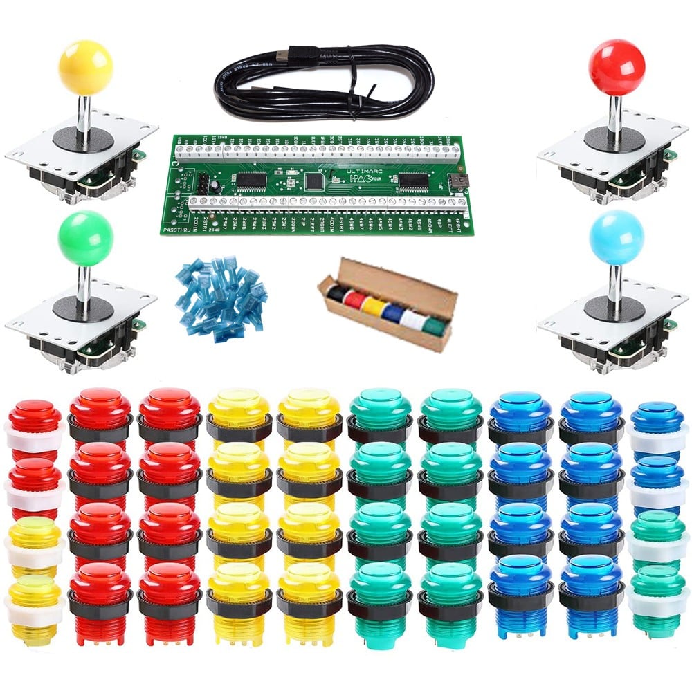 4 Player Pedestal Arcade Kit - Easy Assembly, Fast Shipping