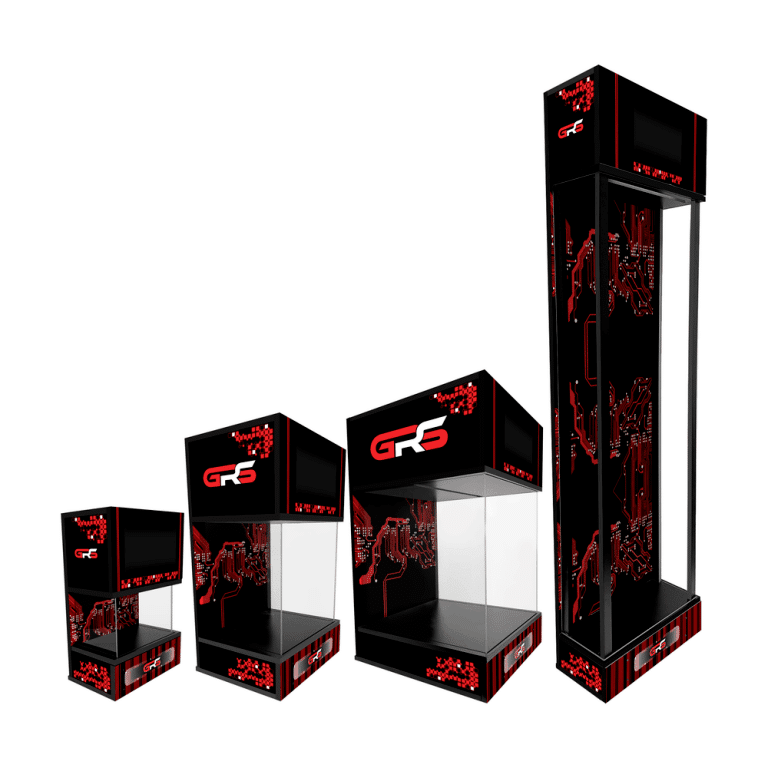 Wall Mount Display Case - Game Room Solutions