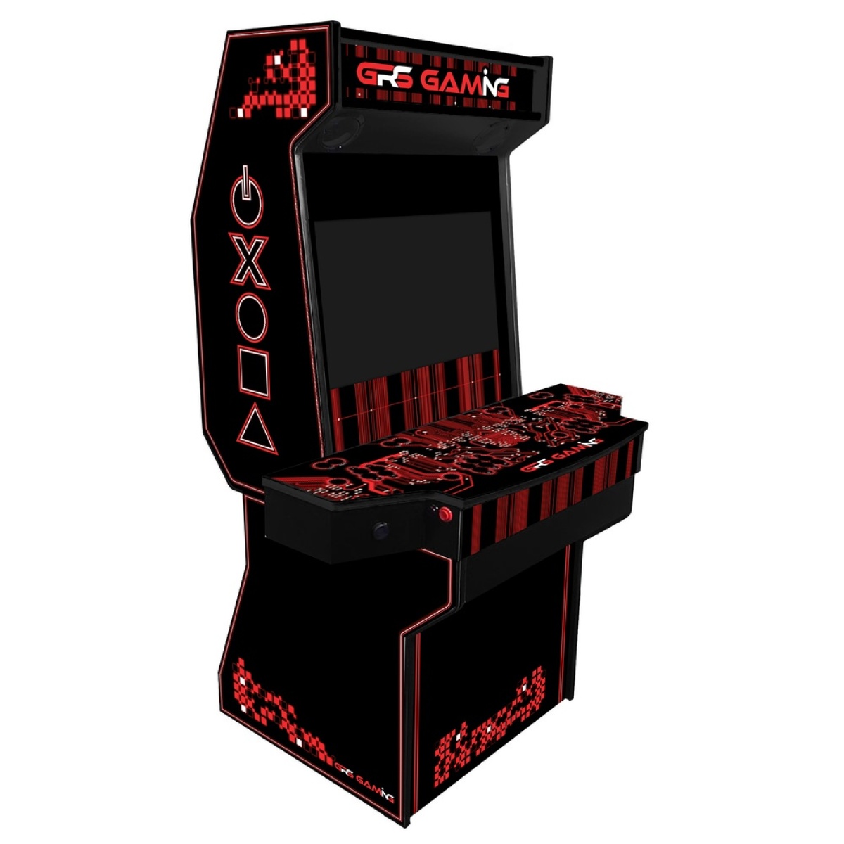 4 Player Arcade Cabinet Kit Fat Boy - Easy Assembly, Fast Shipping