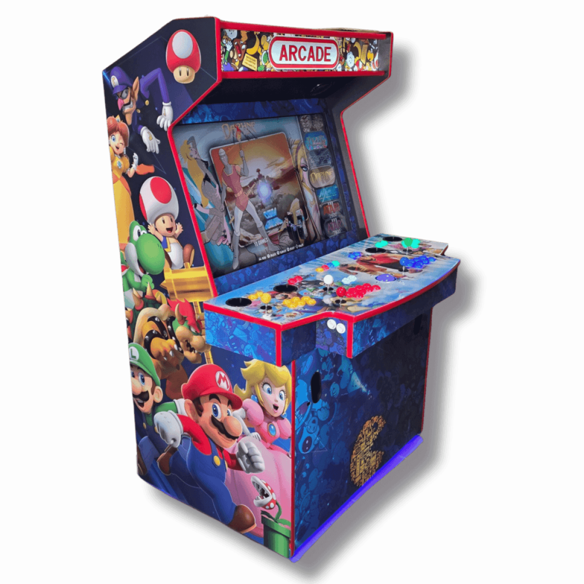 Full Size 4 Player Home Arcade Machine - Fully Built